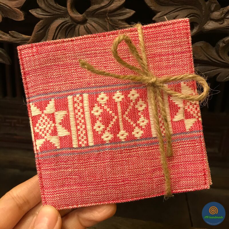 Handwoven cotton coaster from Thai ethnic village – An handmade ...